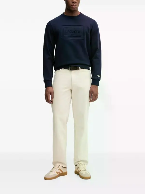 Lacoste Embossed Logo Crew Neck Sweater