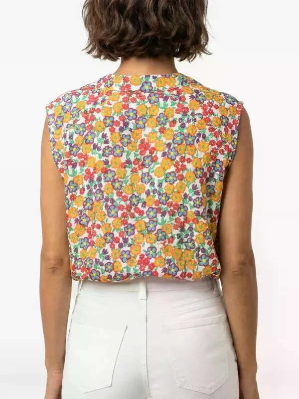 Marni Sleeveless Floral Print Shirt