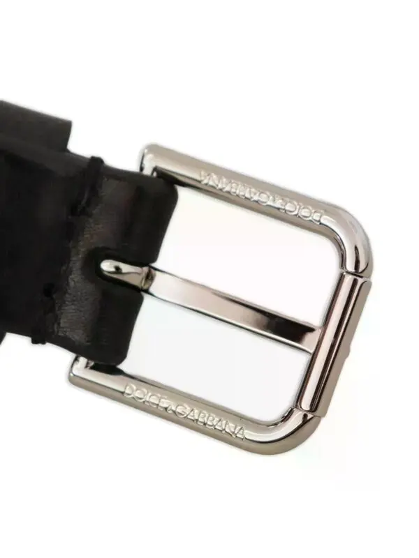 Dolce & Gabbana Logo-engraved Buckle Belt