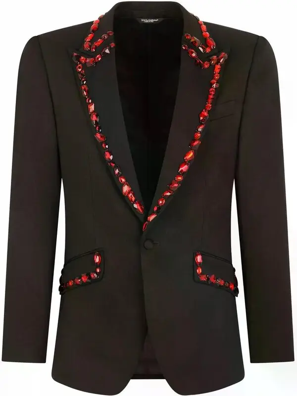 Dolce & Gabbana Sicilia-fit Rhinestone-embellished Suit