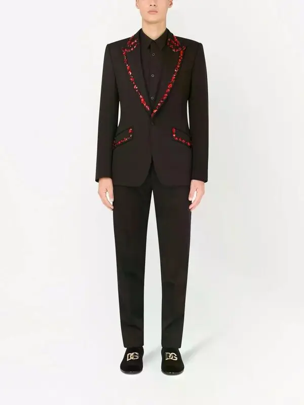 Dolce & Gabbana Sicilia-fit Rhinestone-embellished Suit