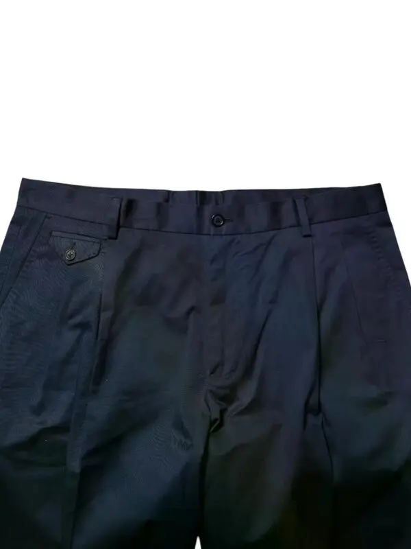 Dolce & Gabbana Pleated Cotton Shorts