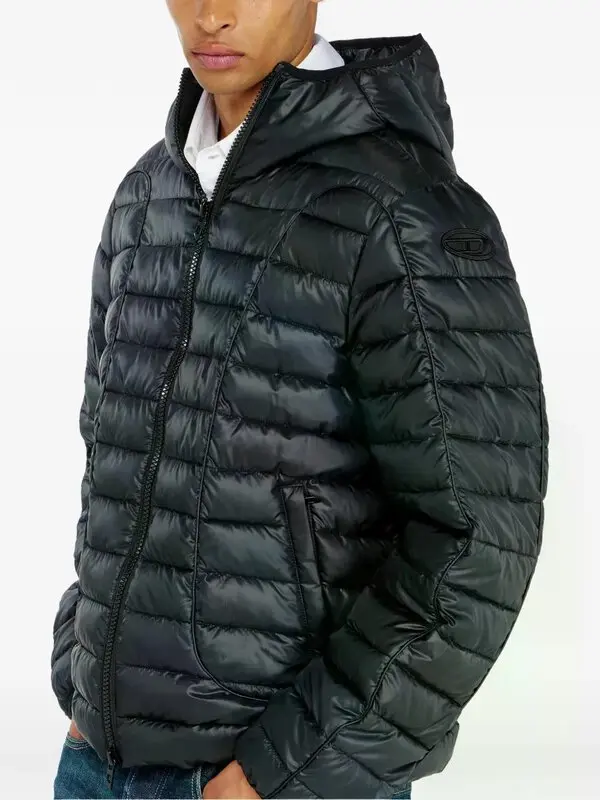 DIESEL® Quilted Hooded Puffer Jacket