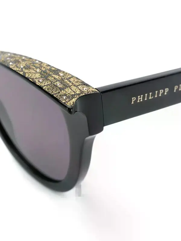 Philipp Plein Crystal Embellished Sunglasses