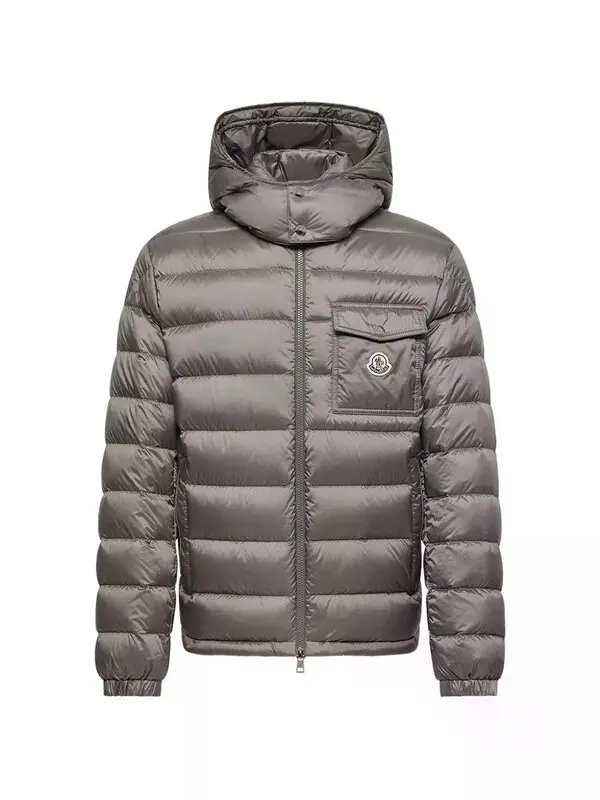 Moncler Verith Hooded Quilted Jacket - Grey
