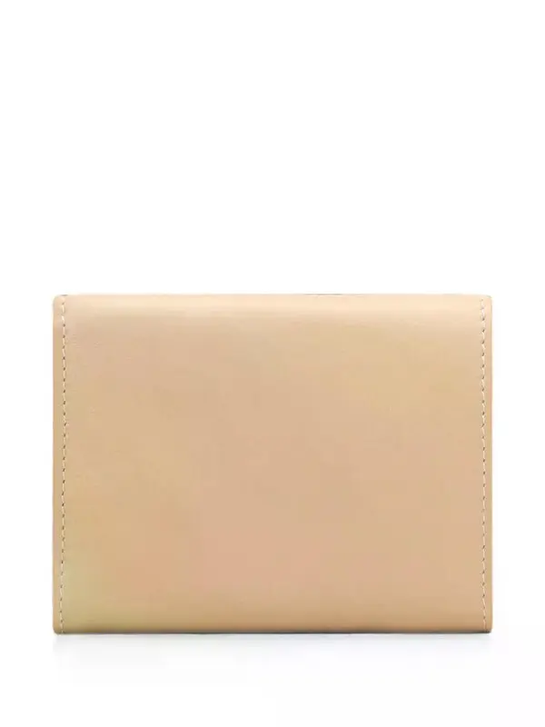 AMI Paris Cowhide-leather Tri-fold Wallet With De Coeur