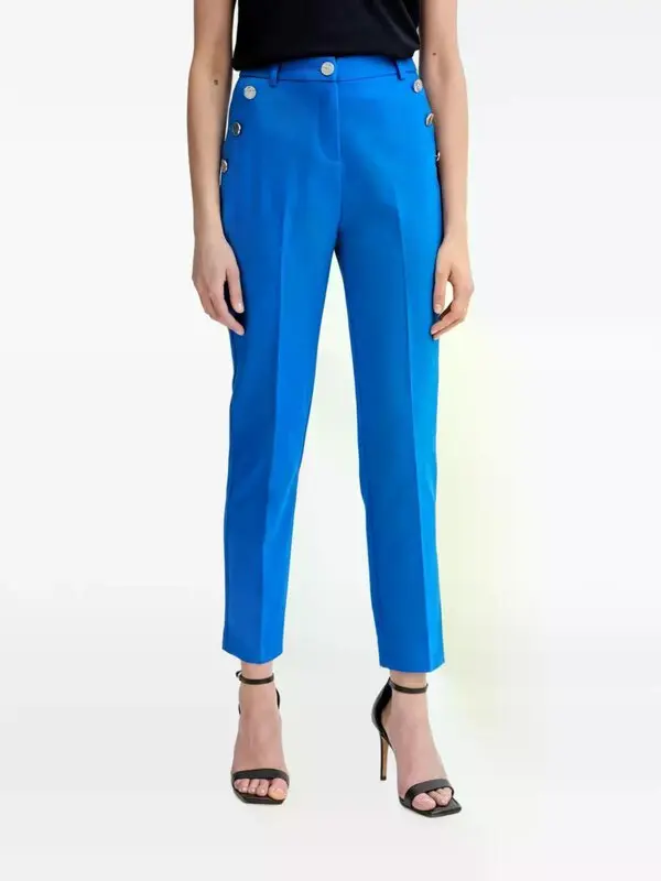 MORGAN Tailored Trousers With Button Embellishment