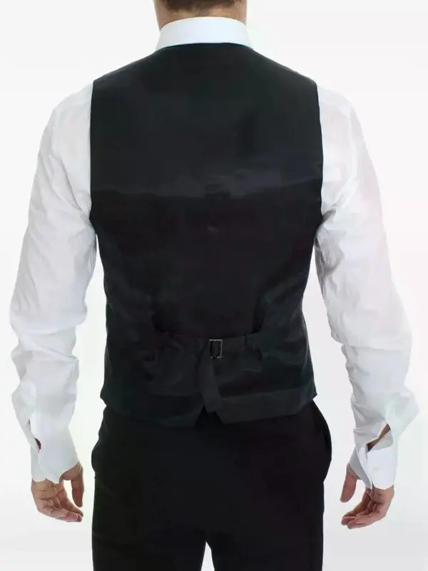Dolce & Gabbana Pointed-hem V-neck Waistcoat