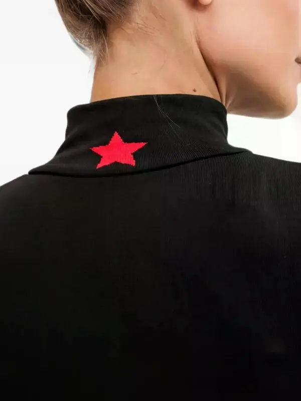 NEWLAND Zipped Ski Top With Graphic Print