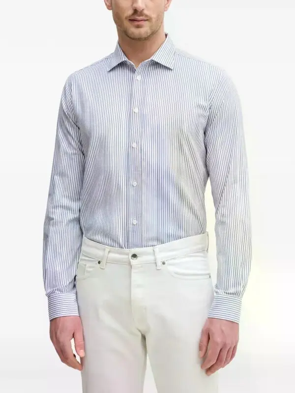 MOS MOSH Marco Striped Shirt