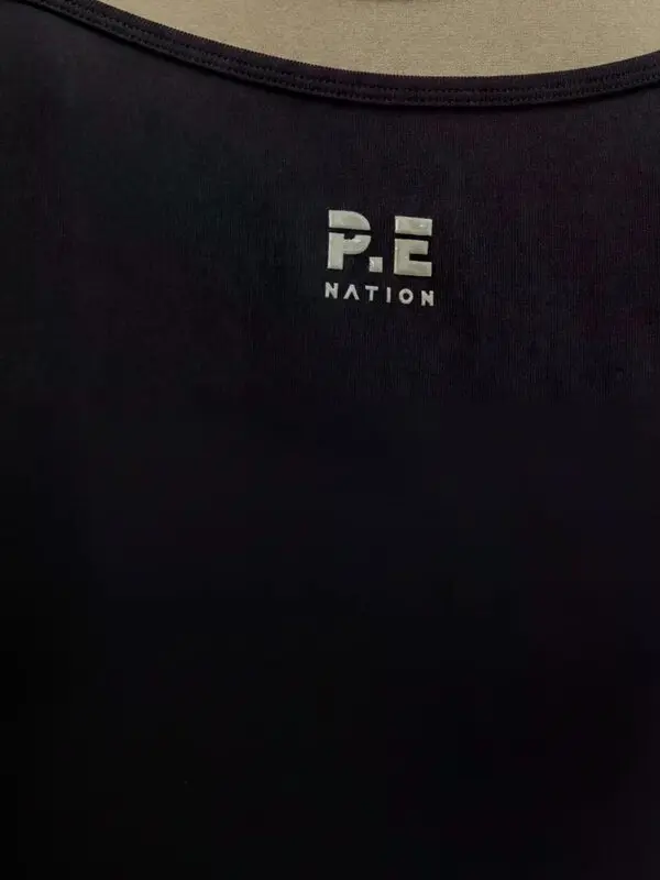 P.E Nation Sutton Long Sleeve Cropped Top