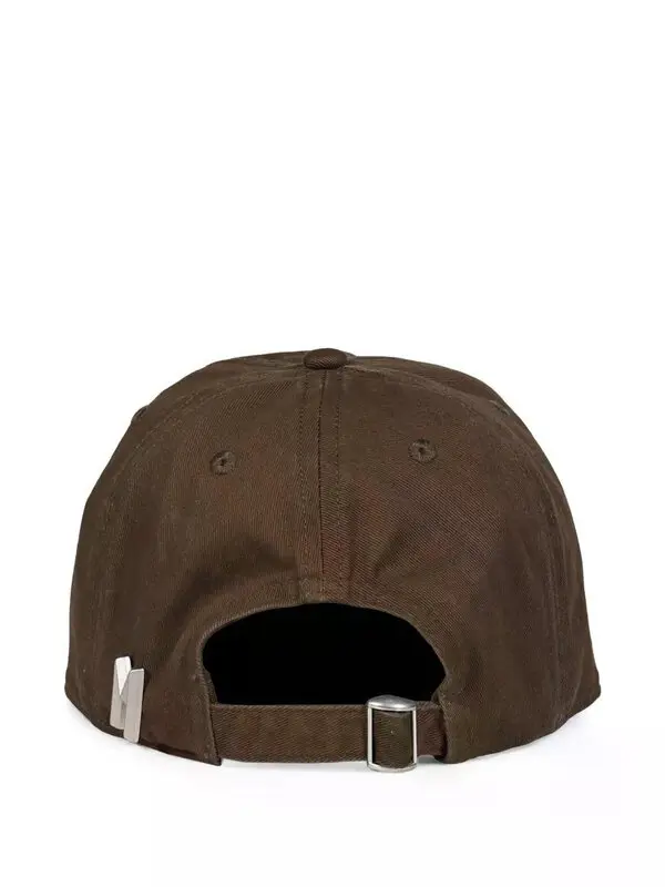 MARKGONG Embroidered Baseball Cap - Brown