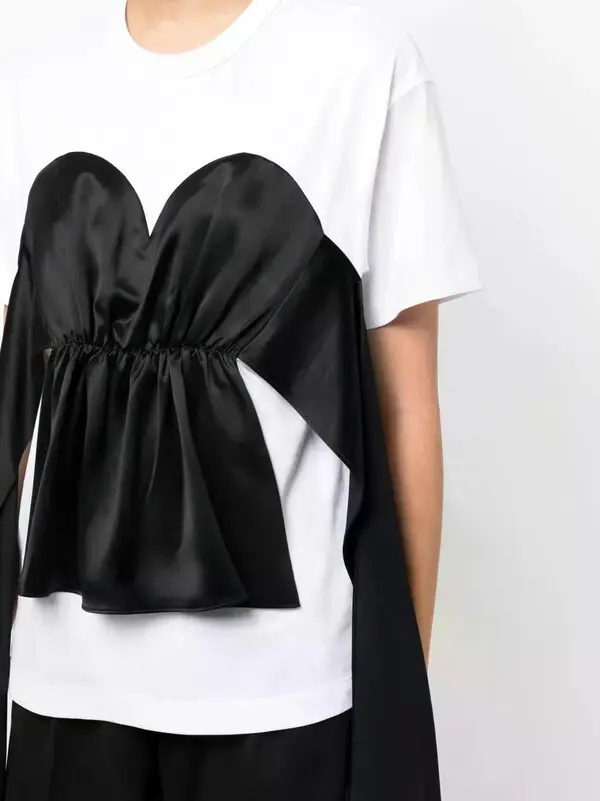 JNBY Embellished Bustier Cotton T-shirt