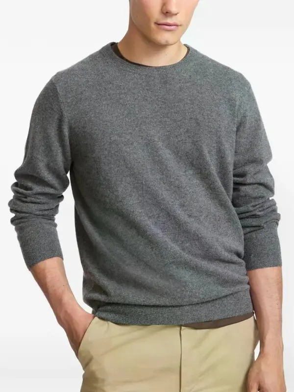 YVES SALOMON Crew Neck Cashmere Sweater