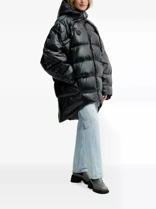 MMC STUDIO Apollo Hooded Padded Coat - Black