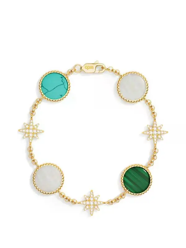 APM MONACO Meteorites -tone Bracelet With Zirconia Embellishment - Gold