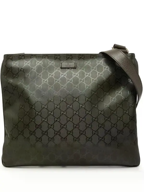 Gucci Gg Imprime Crossbody Bag - Brown