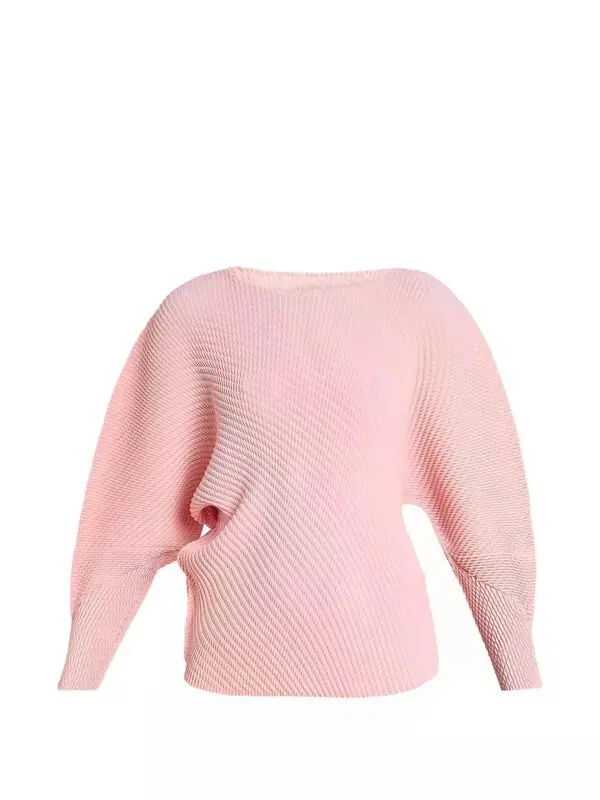 Issey Miyake Pleated Asymmetric Top