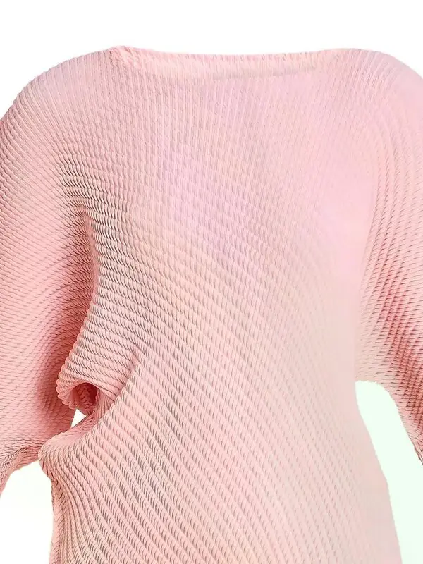 Issey Miyake Pleated Asymmetric Top