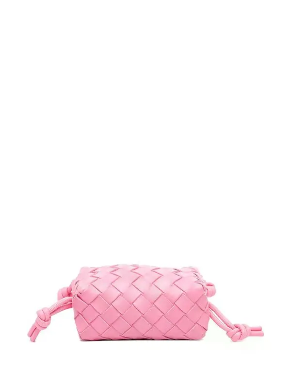 Bottega Veneta Intrecciato Loop Camera Bag - Pink
