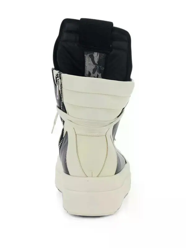 Rick Owens Jumbolace Geobasket High-top Sneakers - Black