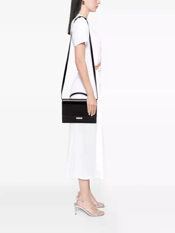 Saint Laurent Leather Top Handle Bag Satchel - Brown