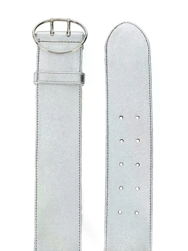 Prada Metallic Effect Buckle Belt