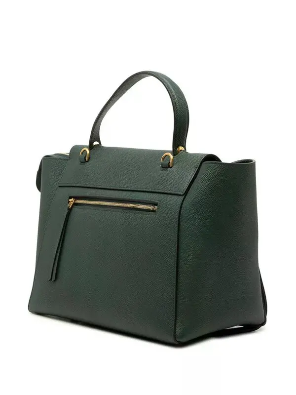 Celine Mini Grained Calfskin Belt Bag Satchel - Green