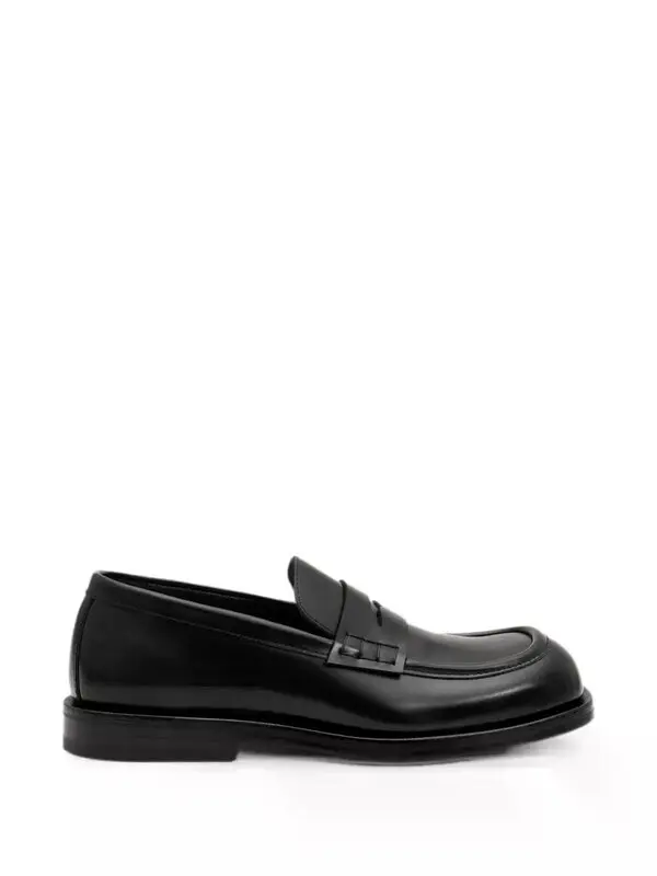 AMI Paris Leather Loafers