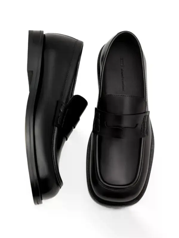 AMI Paris Leather Loafers