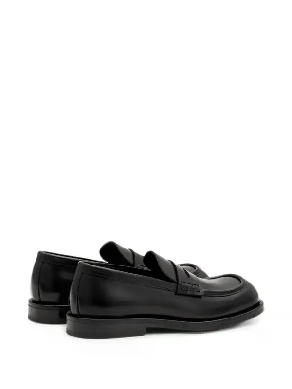 AMI Paris Leather Loafers