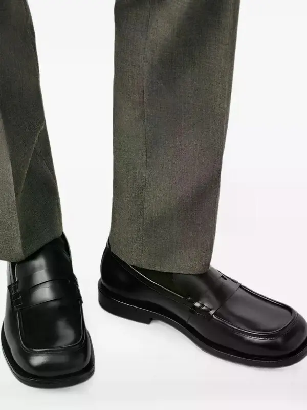 AMI Paris Leather Loafers