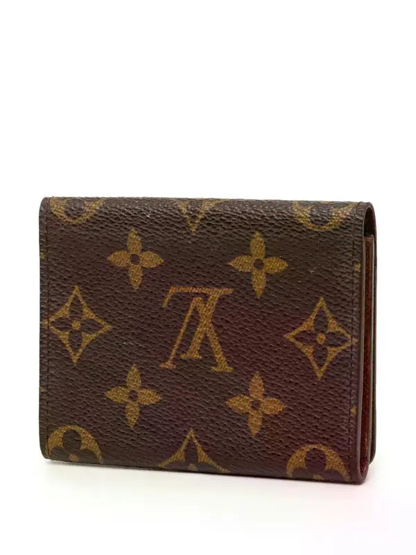 LOUIS VUITTON 1997 Monogram Envelope Business Card Holder
