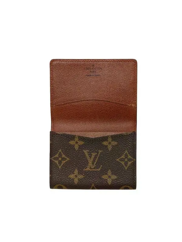 LOUIS VUITTON 1997 Monogram Envelope Business Card Holder