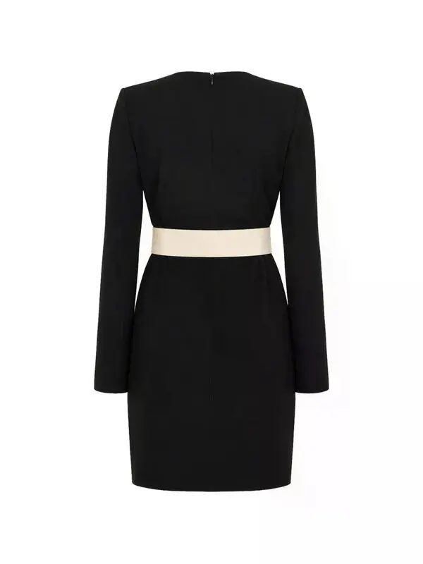 Givenchy Belted Colour-block Mini Dress