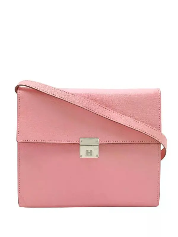 Hermès Chevre Mysore Clic 16 Wallet On Strap Crossbody Bag - Pink