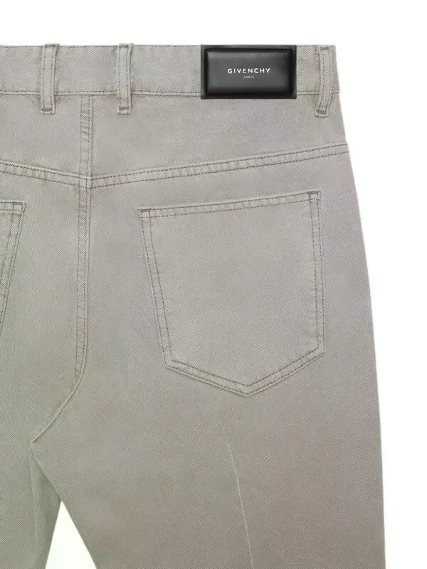 Givenchy Straight-fit Logo Patch Jeans