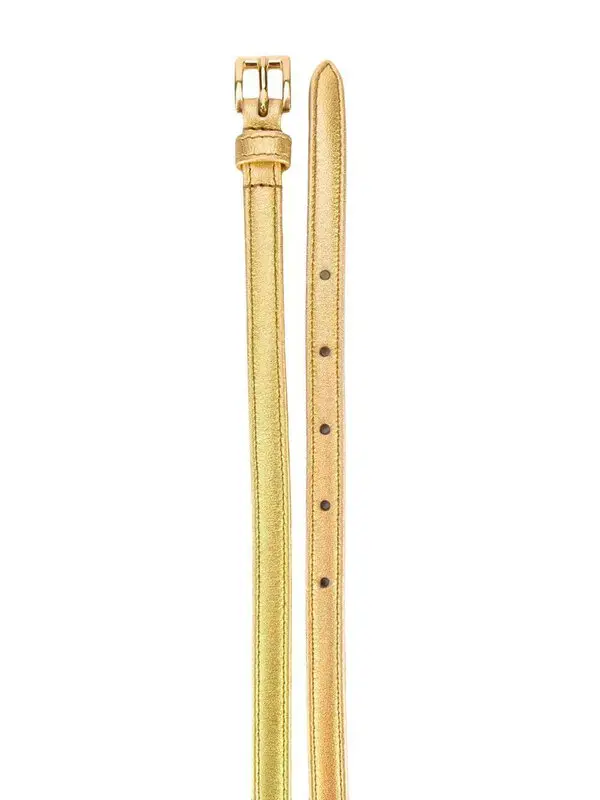 Prada Thin Belt - Metallic