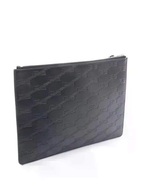 Balenciaga Bb Monogram Clutch Bag