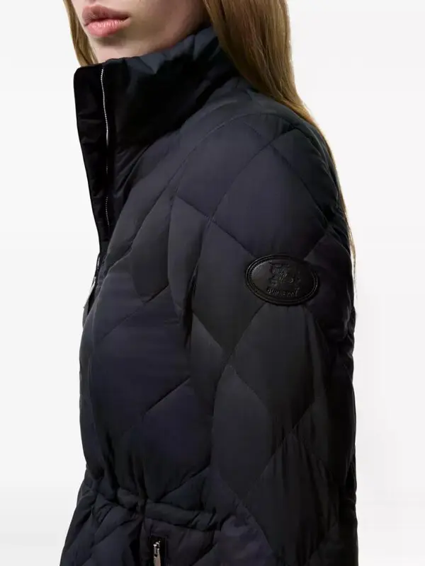 Burberry Quilted Nylon Jacket With Drawcord Waist