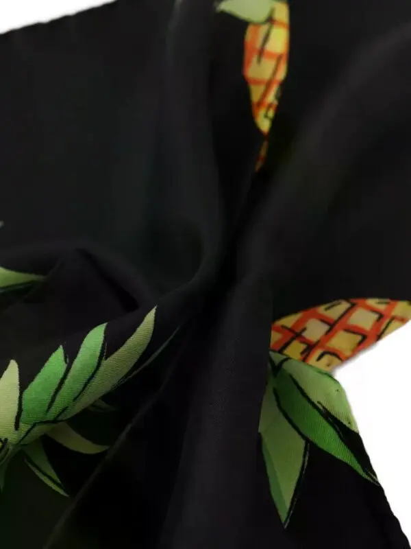 Dolce & Gabbana Pineapple-print Silk Pocket Square
