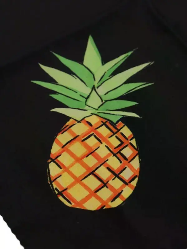 Dolce & Gabbana Pineapple-print Silk Pocket Square