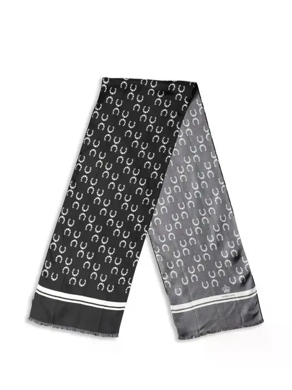 Dolce & Gabbana Horseshoe-print Silk Scarf