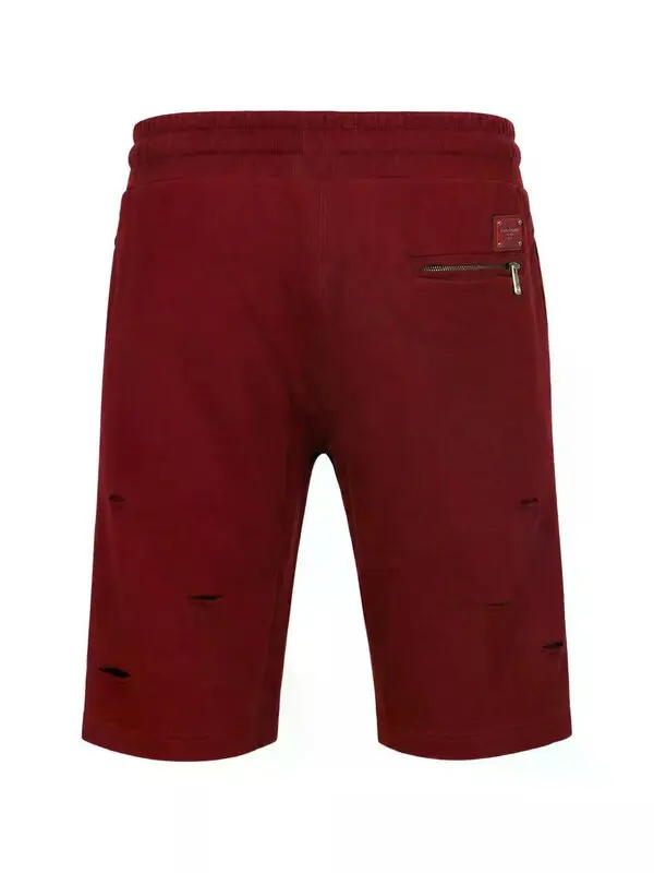 Dolce & Gabbana Distressed Bermuda Sweatshorts