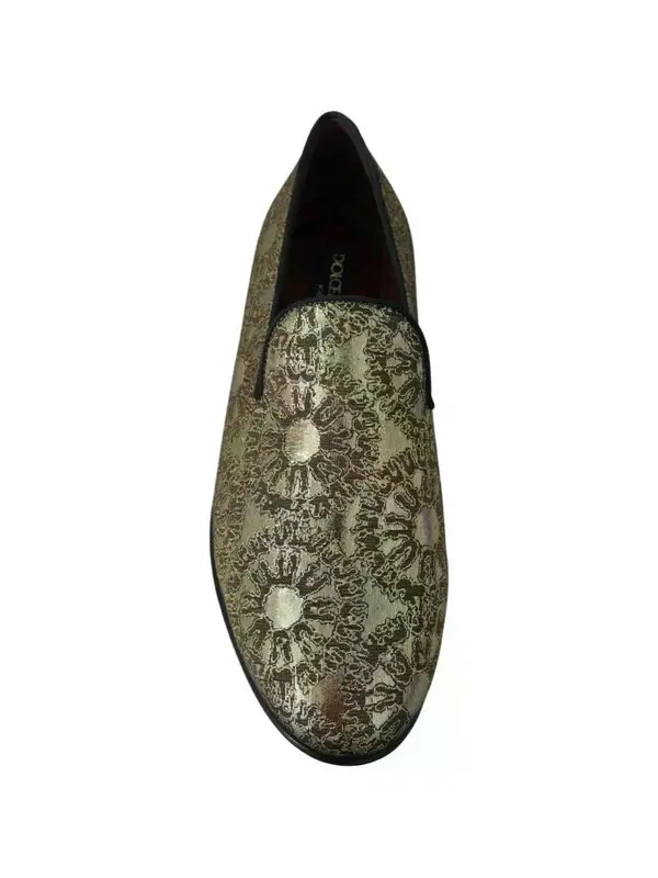 Dolce & Gabbana Floral Jacquard Loafers
