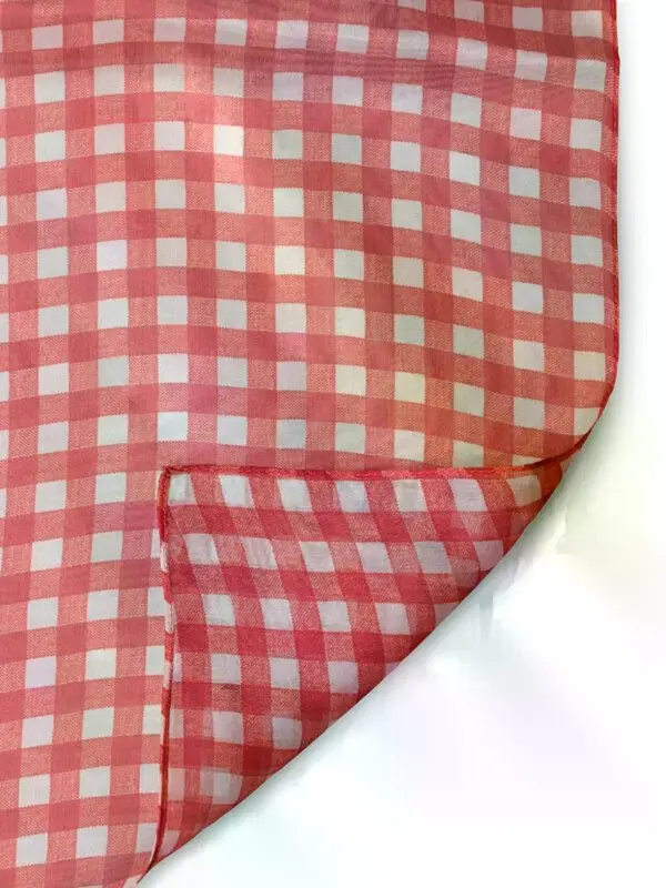 Dolce & Gabbana Check-pattern Silk Scarf