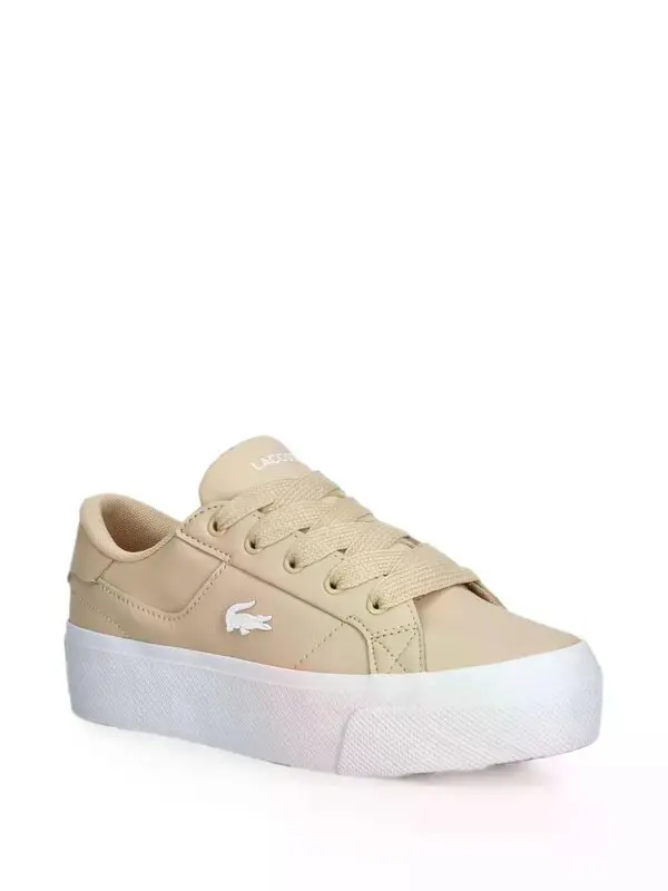 Lacoste Logo-patch Platform Sneakers - Neutrals