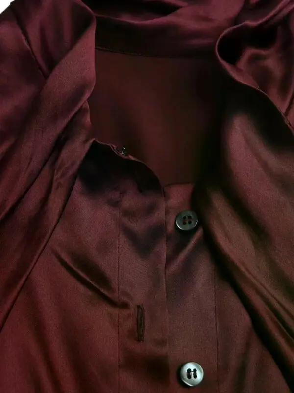 Dolce & Gabbana Silk Bow Detail Blouse