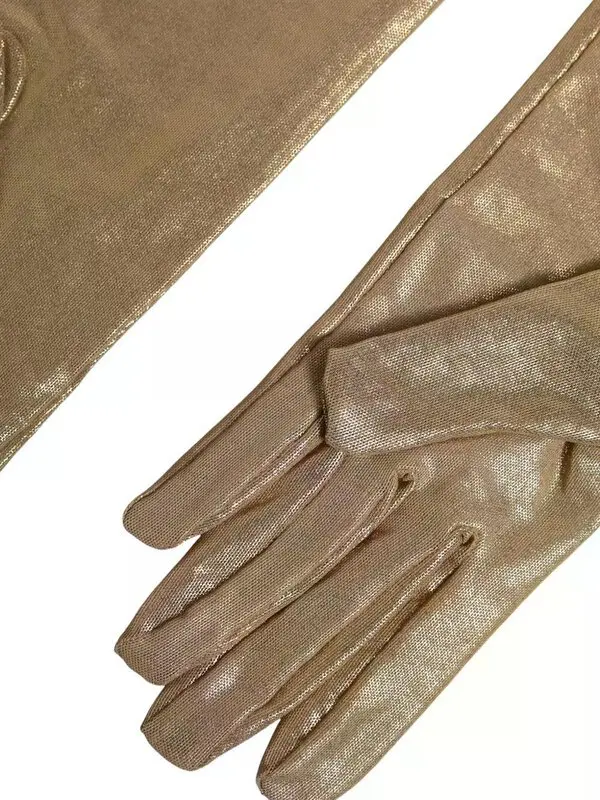 Dolce & Gabbana Metallic Elbow-length Gloves