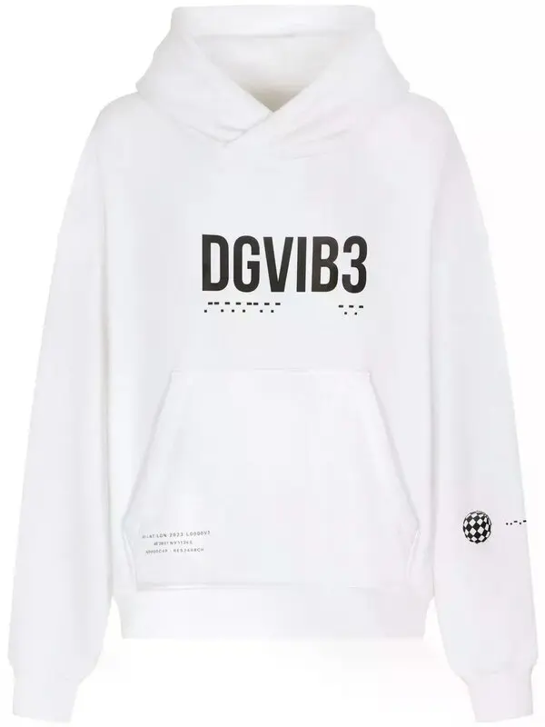 Dolce & Gabbana Cotton Slogan Print Hoodie